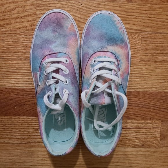 Vans | Shoes | Pastel Tie Dye Van Sneakers | Poshmark